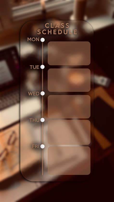 Class Schedule Template In 2023 Class Schedule Template Graphic
