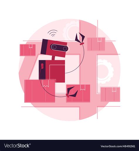 Sortation Systems Abstract Concept Royalty Free Vector Image
