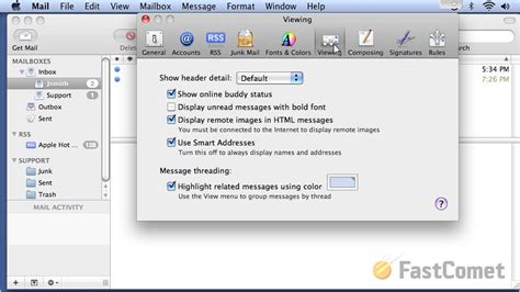 Apple Mail Settings And Preferences Apple Mail Tutorial Fastcomet