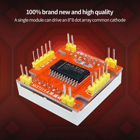 MAX7219 LED Dot Matrix Common Cathode India Ubuy
