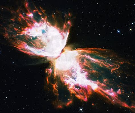 Elementos De Imagem Aumentados Nebulosa Do Universo Da Borboleta Da