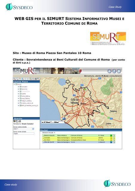Simurt Sistema Infomativo Musei E Territorio Sysdeco Italia Srl