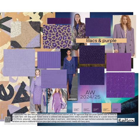 Womenswear Colour And Fabric Trends AW 24 25 Color Trends Fashion