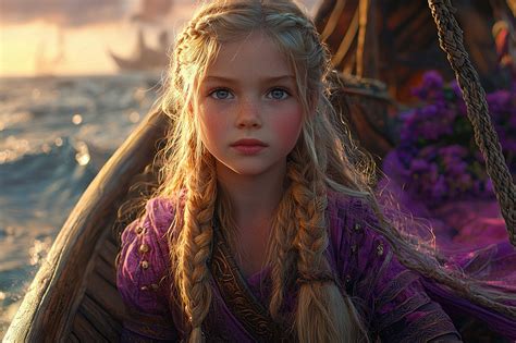 Download Ai Generated Viking Girl Royalty Free Stock Illustration