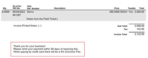 FAQ Invoice Questions