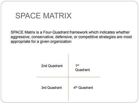 Quantitative Strategic Planning Matrix Pptx