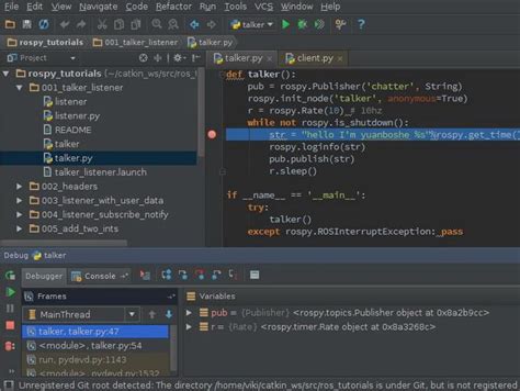 Ros Python Pycharm