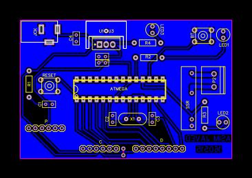 Atmega328 Breakout Board OSHWLab