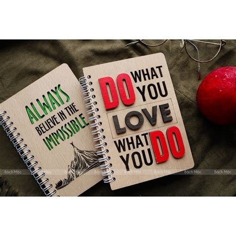A6 Wooden Notebook With Typo Pattern Shopee Malaysia