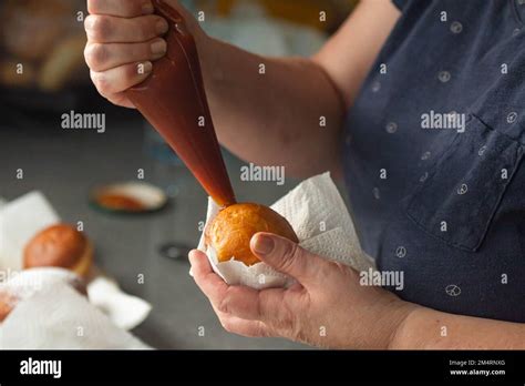 Home Made Donuts Cooking Kitchen Food Junk Sweets Copy Space Food
