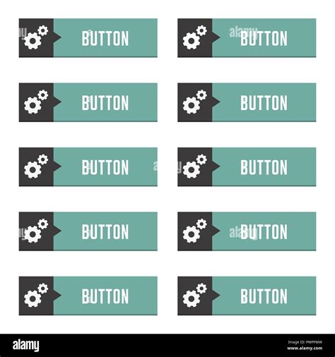 User Interface Buttons Design Set Vector Stock Vector Image And Art Alamy