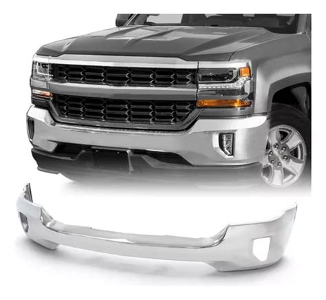 Defensa Delantera Cromada Chevrolet Silverado 1500 2018 2019