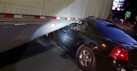 Car Crashes Into Big Rig Gets Dragged On I 80 In Placer County Good