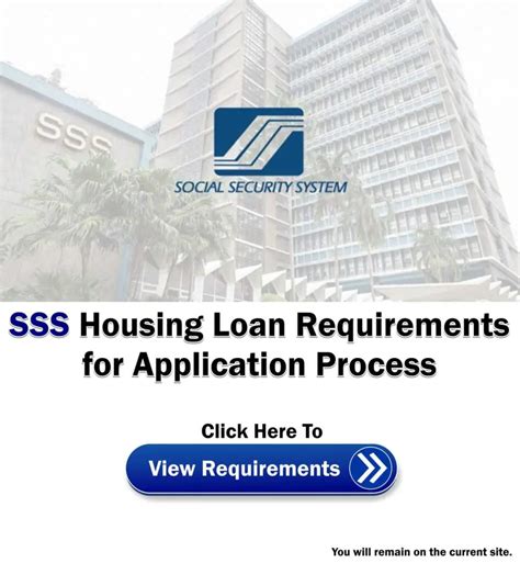 Sss Housing Loan Application Process — A Step By Step Guide For Members