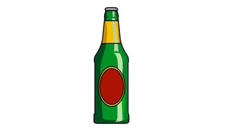 啤酒瓶简笔画教程 天奇教育
