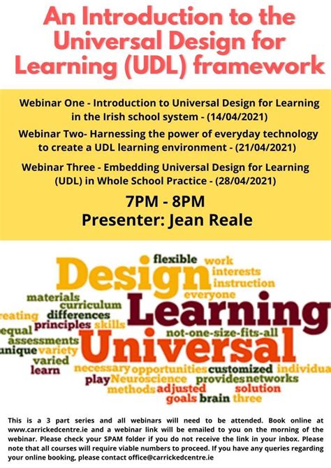An Introduction To The Universal Design For Learning Udl Framework An Effective Framework To