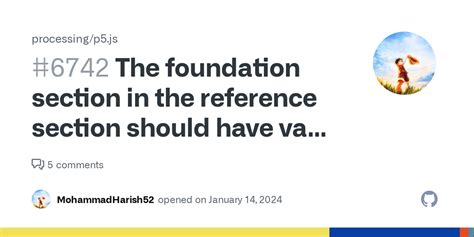 The Foundation Section In The Reference Section Should Have Var Keyword
