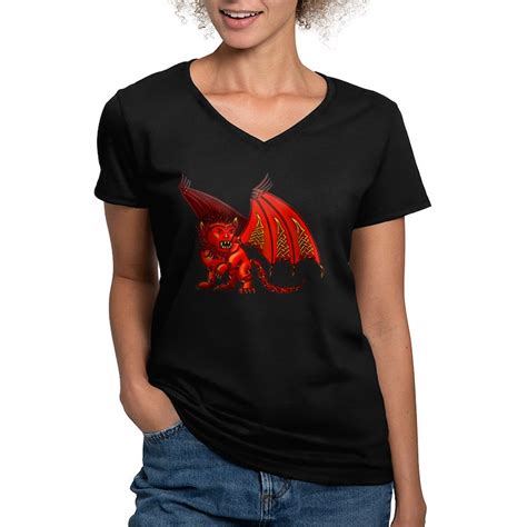 Manticore Womens V Neck T Shirt Manticore T Shirt Cafepress