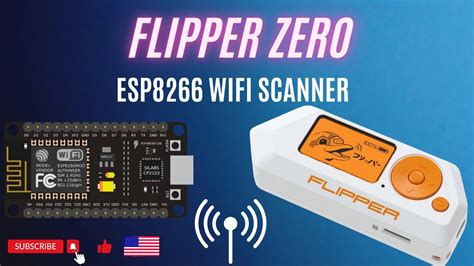 flipper zero hands on esp8266 wifi scanner module youtube