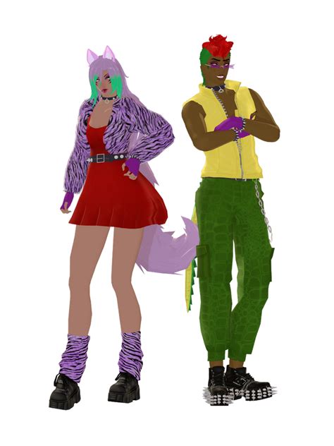 Mmd Fnaf Monty And Roxy Wip By Nikolemmd On Deviantart