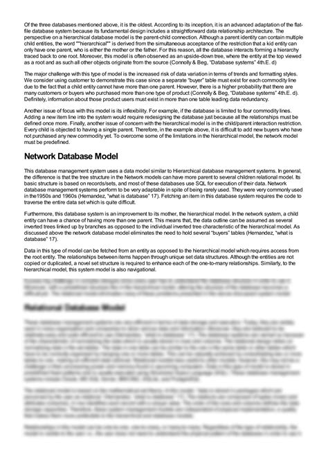 Solution Hierarchical Database Model Studypool