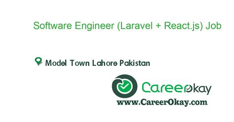 Software Engineer Laravel Reactjs Job In In Model Town Lahore