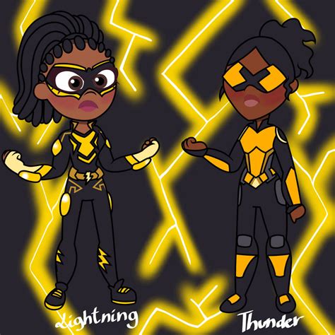 Thunder And Lightning Dcshg 10 Years Later By Gigi Sonicandgumball On Deviantart