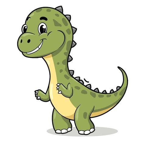 Premium Vector Cute Dinosaur Cartoon Illustration Vector