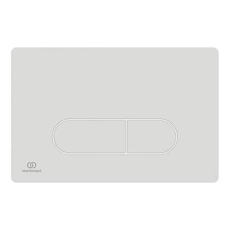 Ideal Standard Oleas M1 Mechanical White Dual Flush Plate 234 x 154mm ...