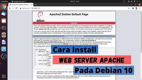 Install Web Server Debian 10 Youtube