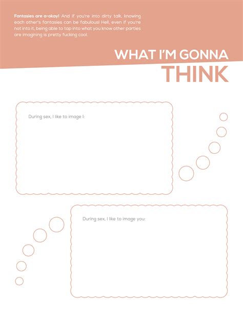 You Need Help Here Is A Worksheet To Help You Talk To Partners About