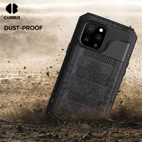 Heavy Duty Metal Full Body Protection Waterproof Phone Case Casebus