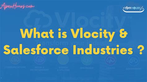 What Is Vlocity Salesforce Industries Apex Hours