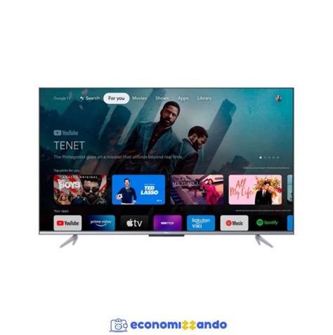 Smart TV TCL LED K UHD P HDR Bluetooth Google Assistant E Borda Ultrafina