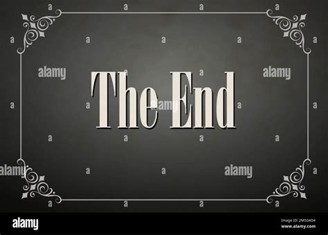 Movie Ending Vector Screen Stock Vector Image And Art Alamy