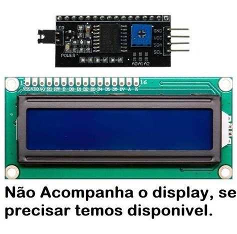 Módulos Adaptador I c Conversor Lcd x Para Arduino Frete grátis