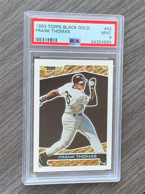 Auction Prices Realized Baseball Cards 1993 Topps Black Gold Frank Thomas