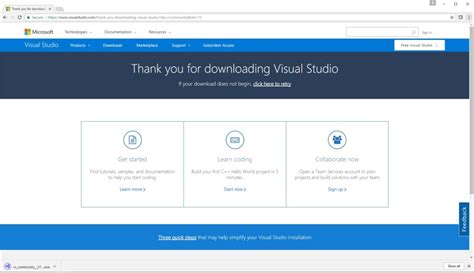 Instalación de Visual Studio