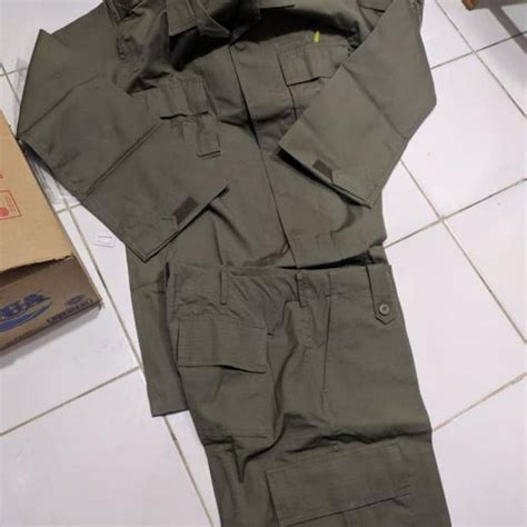 Jual Seragam Pdl Hijau Brimob Ori Shopee Indonesia