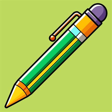 Pen Clipart Cartoon Illustration Drawing Premium Ai Generated Vector
