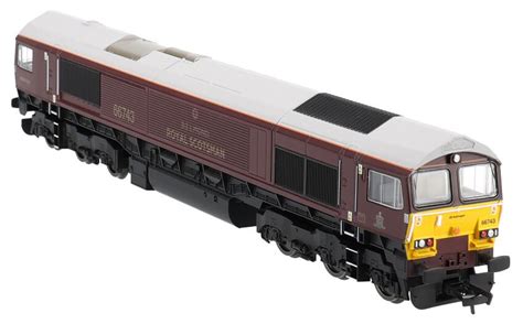 Hornby R3950 Class 66 66743 In Gbrfroyal Scotsman Livery Hattons