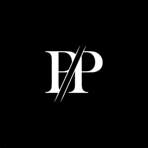 Premium Vector Pp Letter Logo Design Template Elements Pp Letter