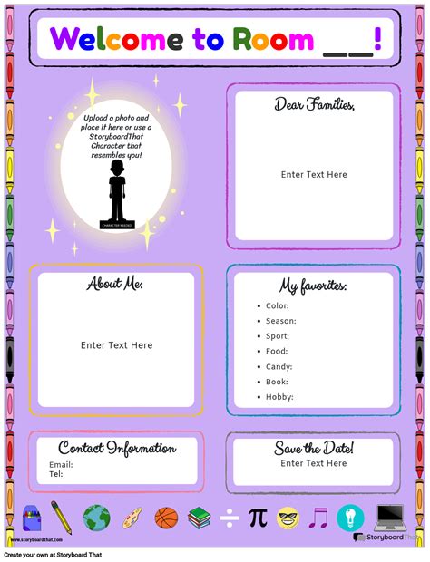 Spoznajte Barvo Portreta Predloge Učitelja 4 Storyboard