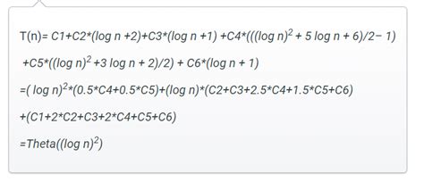 Solved Compute The Running Time Function Tn For The Nested