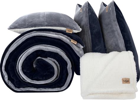 Ugg Remina Comforter Set 5 Piece Bed In A Bag With Throw Blanket