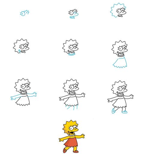 17 Easy Lisa Simpson Drawing Ideas Drawing Photos