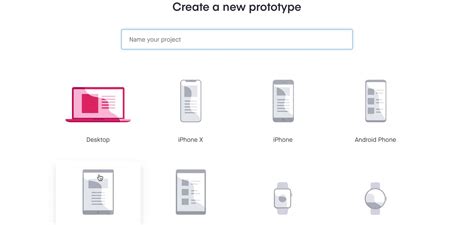 Invision Creating A Prototype Flow On Web Page Flows