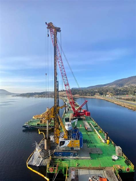 Tasmania Piling Construction Bridges Caporn Piling 17 Comments