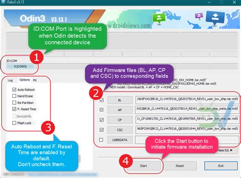 Install Stock Firmware On Samsung Devices Odin Tutorial