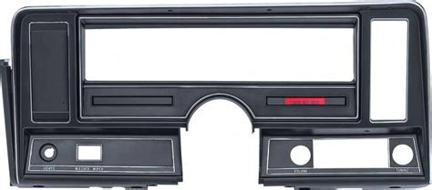1969 74 Chevrolet Nova Dash Instrument Bezel With Warning Lights Without Air Conditioning